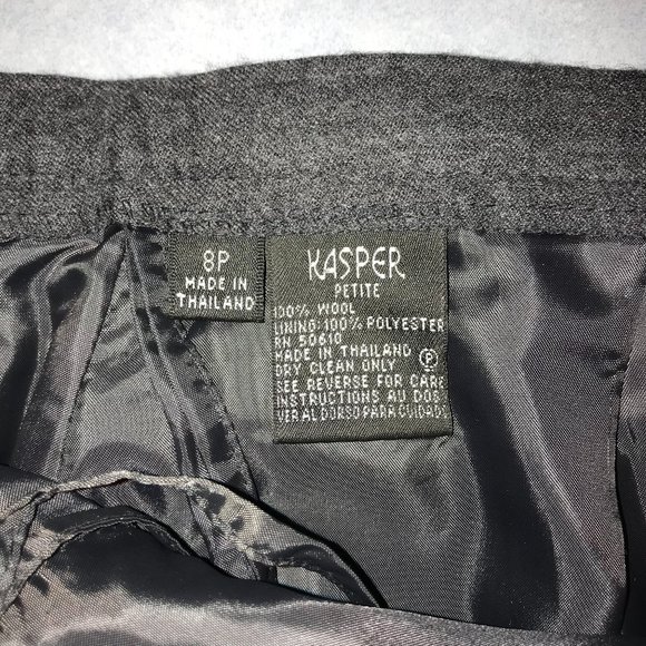 Kasper | Other | Nwot Kasper Dark Burgundy Grey Business Suit W | Poshmark